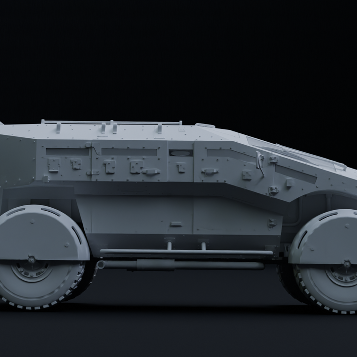 3D Printable Russian FSB ZIL Karatel Falcatus by The Military ...