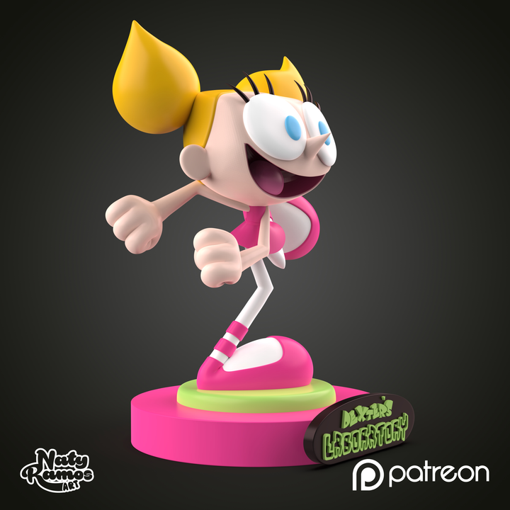 3D Printable DEE DEE- DEXTER LAB by Naty Ramos