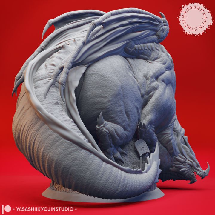 3D Printable Themberchaud - Tabletop Miniature (Pre-Supported) by YKS ...