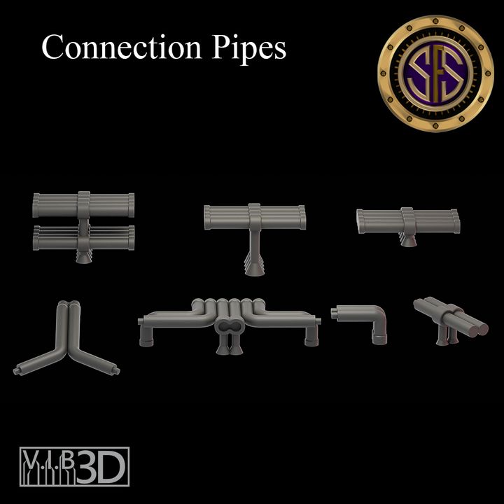 3D Printable Modular Factory by Soul Forge Studio