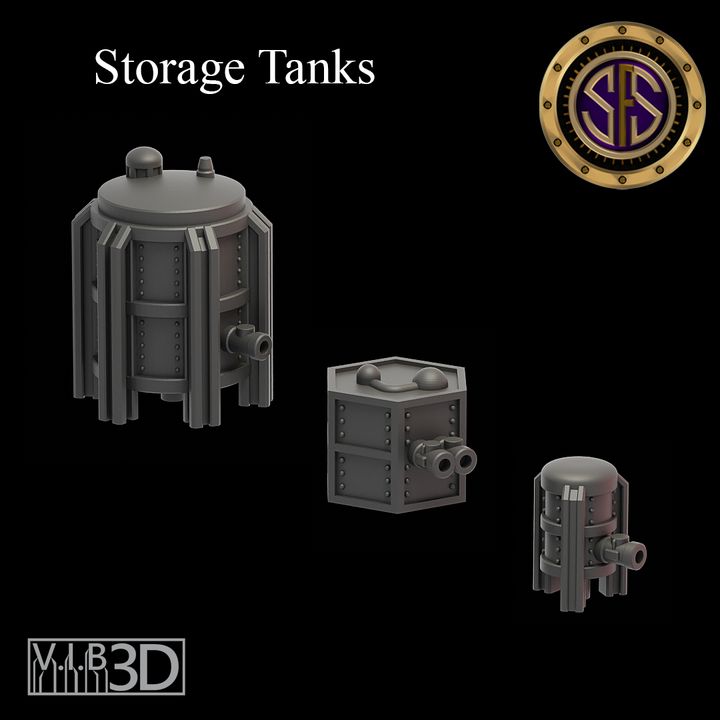 3D Printable Modular Factory by Soul Forge Studio