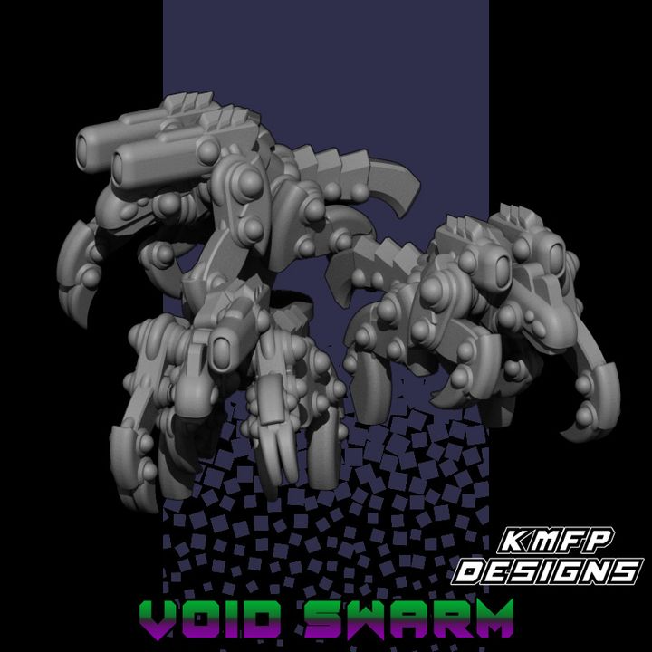 3D Printable Void Swarm - Hunter Swarm Constructs by KMFP Designs