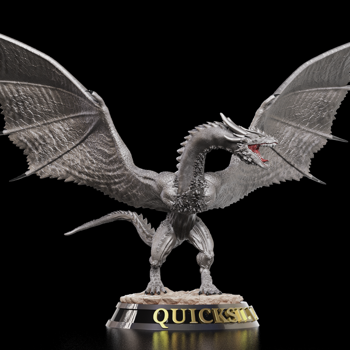 3D Printable Quicksilver - dragon by Hernan Godoy