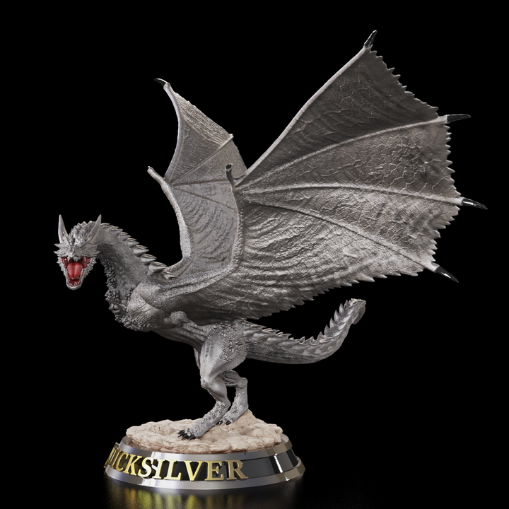 3D Printable Quicksilver - dragon by Hernan Godoy