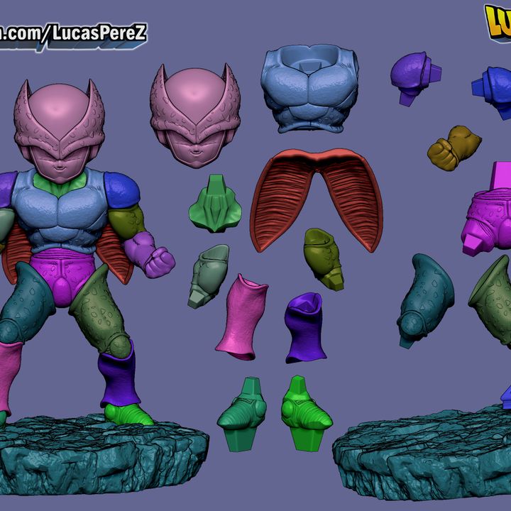 3D Printable CELL JR. by Lucas Perez