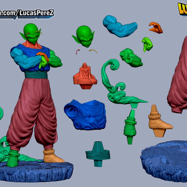 3D Printable PICCOLO NAMEK by Lucas Perez