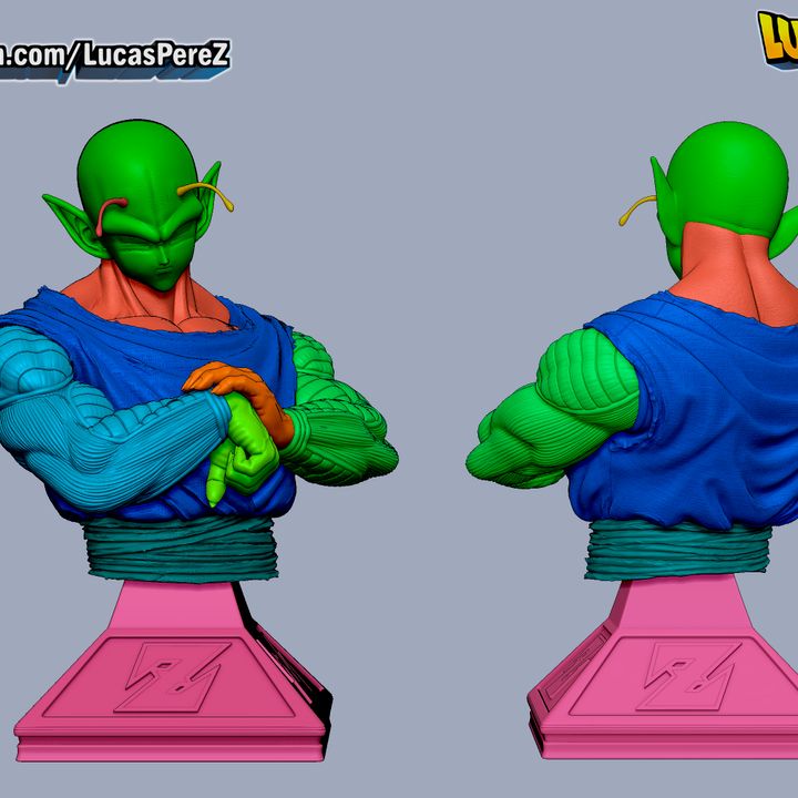 3D Printable PICCOLO NAMEK by Lucas Perez