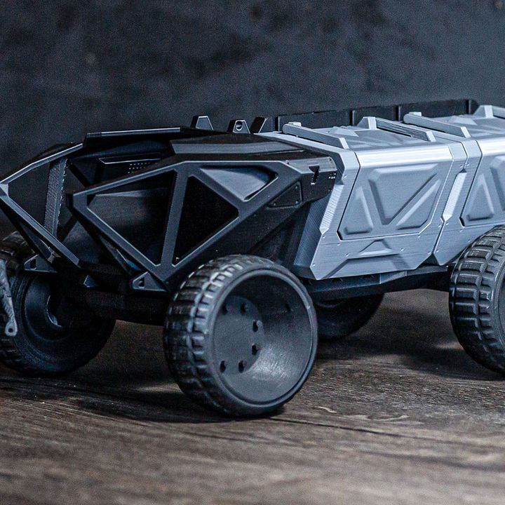 3D Printable ROVER vehicle by Kmech