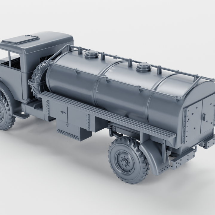 3D Printable C60L petrol tanker (Canada, WW2) by Wargame3d