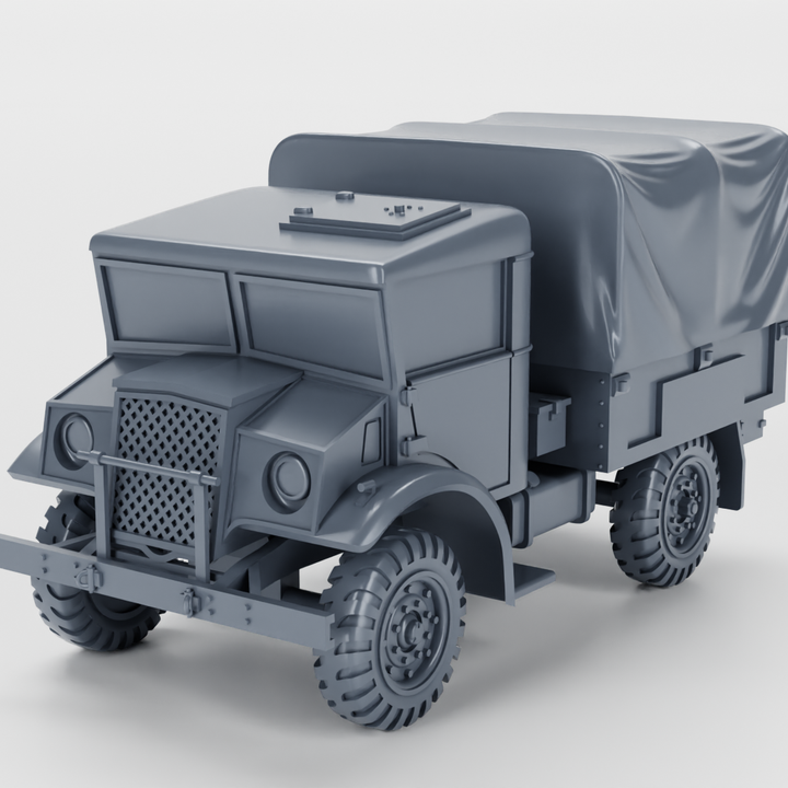 3D Printable CMP C15A Light truck (4x4, 15 cwt) (Canada, WW2) by Wargame3d