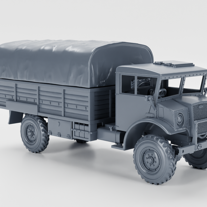 3D Printable CMP C60L Heavy truck (4x4, 3-ton) (Canada, WW2) by Wargame3d