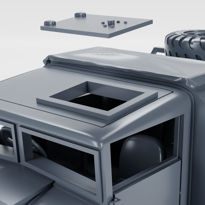 3D Printable CMT Chevrolet CGT Field Artillery Tractor (Canada, WW2) by ...