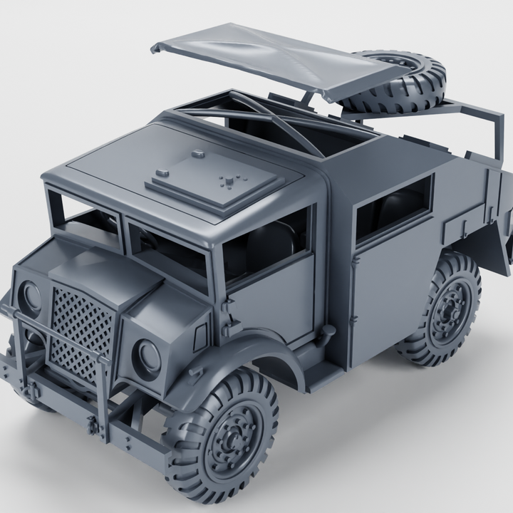 3D Printable CMT Chevrolet CGT Field Artillery Tractor (Canada, WW2) by ...