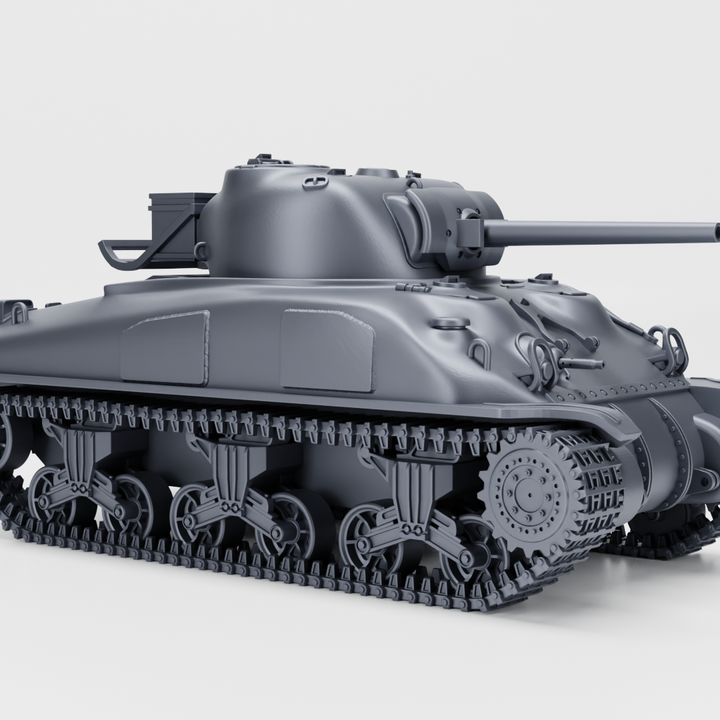 3D Printable Grizzly Mk.I Cruiser Tank (Canada, WW2) by Wargame3d