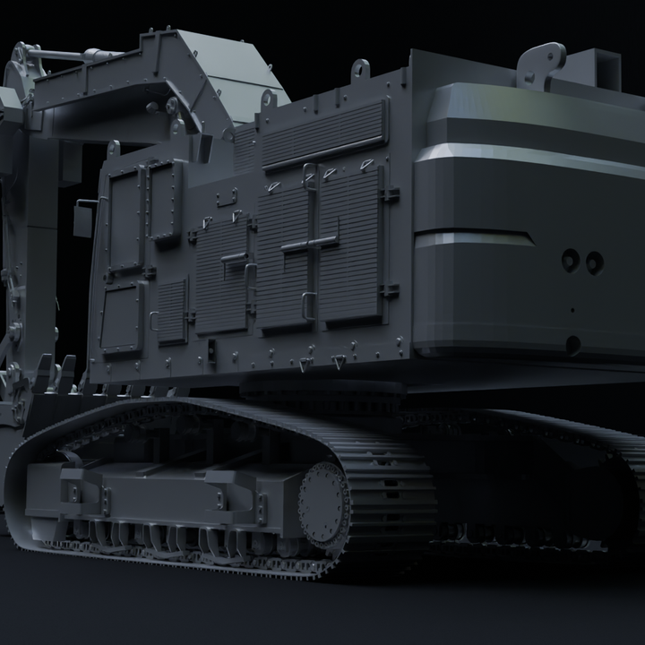 3D Printable Israeli IDF CAT 349 by The Military Industrial Complex