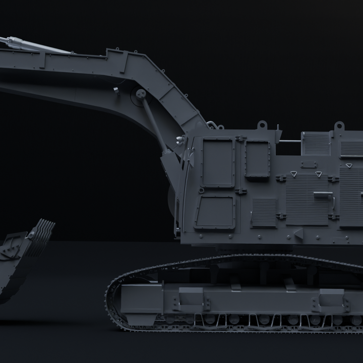 3D Printable Israeli IDF CAT 349 by The Military Industrial Complex