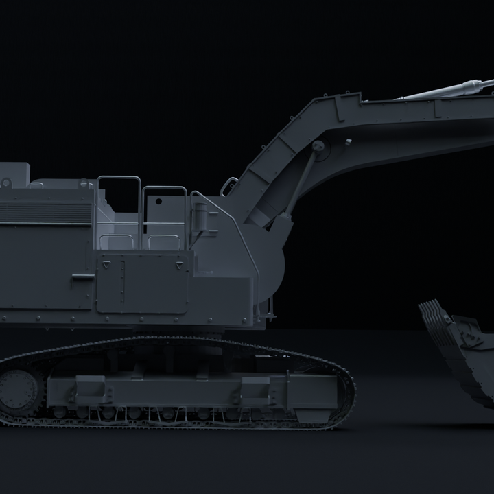 3D Printable Israeli IDF CAT 349 by The Military Industrial Complex