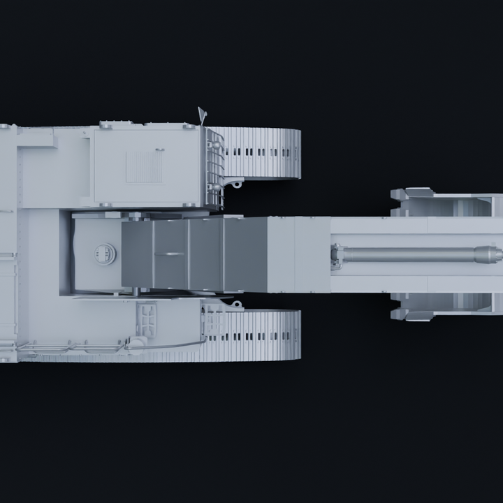 3D Printable Israeli IDF CAT 349 by The Military Industrial Complex