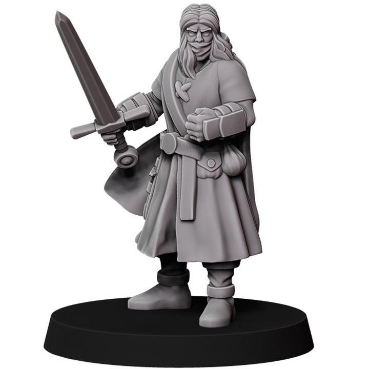 3D Printable Dunedain with sword by Empire Miniatures