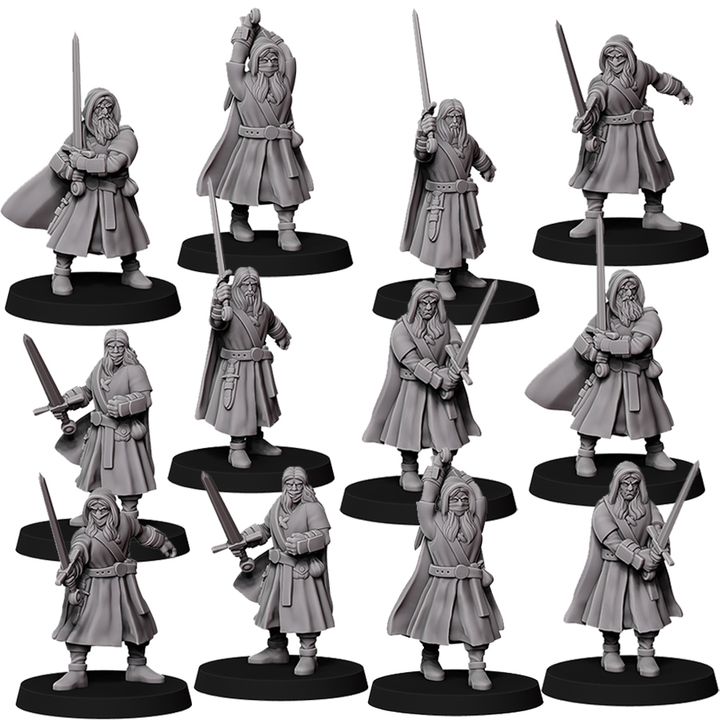 3D Printable Dunedain with sword by Empire Miniatures