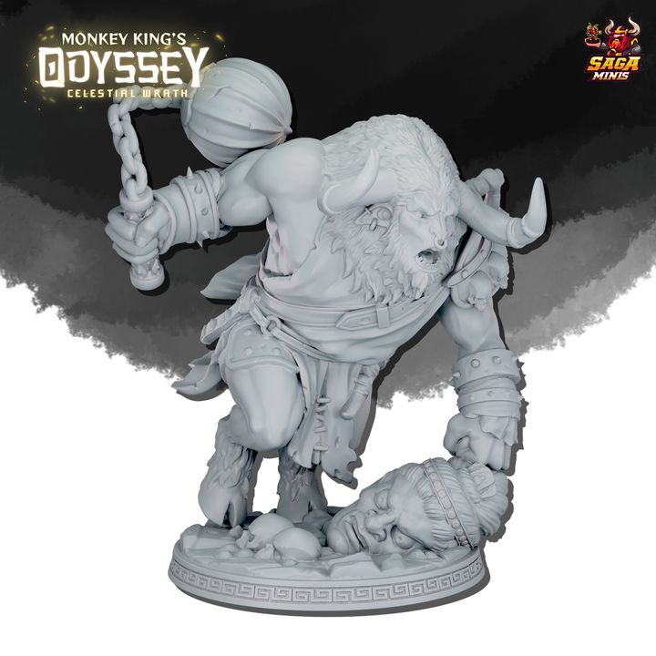 3D Printable Monkey King's Odyssey: Celestial Wrath by Saga Miniatures