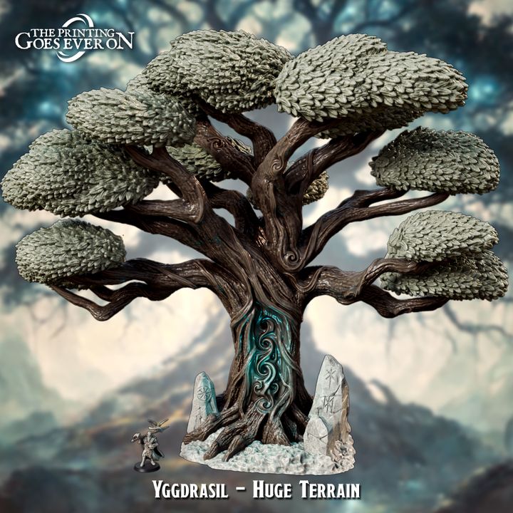 3D Printable Yggdrasil - Sacred Norse Tree - Supportless Terrain by The ...