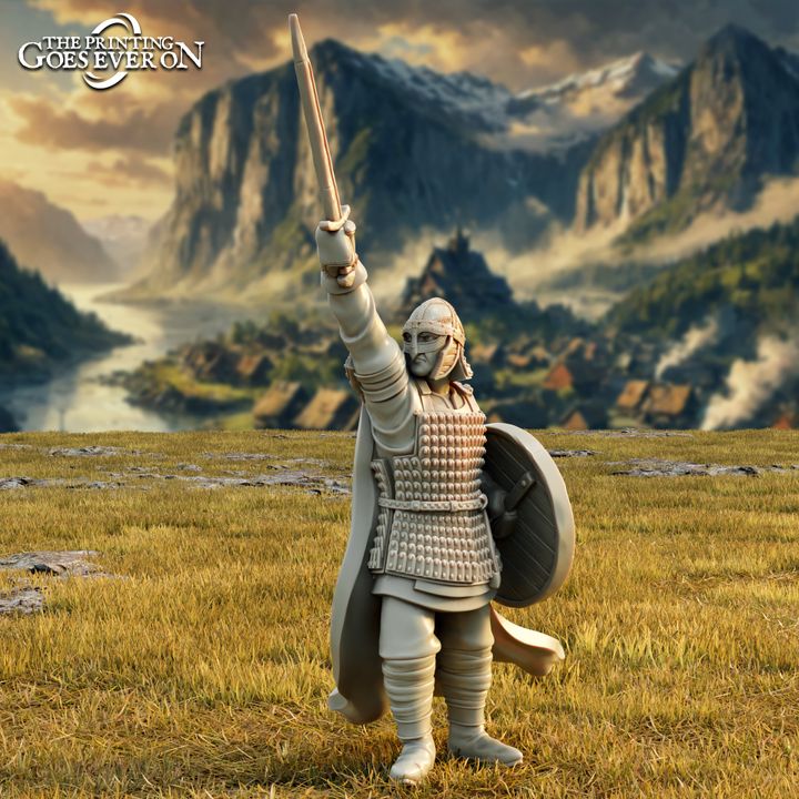 3D Printable Hovding - Viking Commander - Presupported by The Printing ...