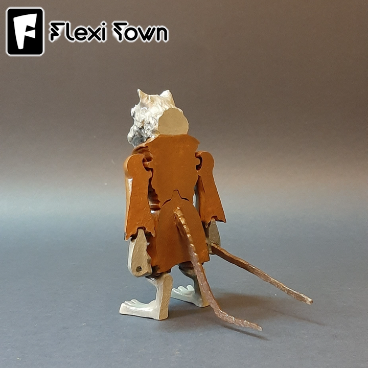 3D Printable Flexi Print-in-Place Splinter by Flexi Town