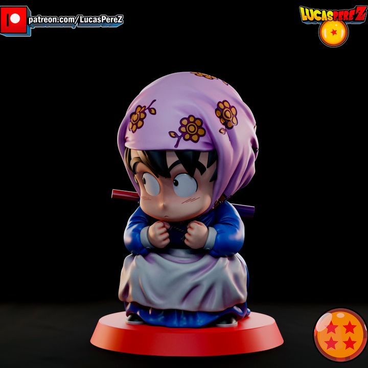 3D Printable GOKU DRESS by Lucas Perez