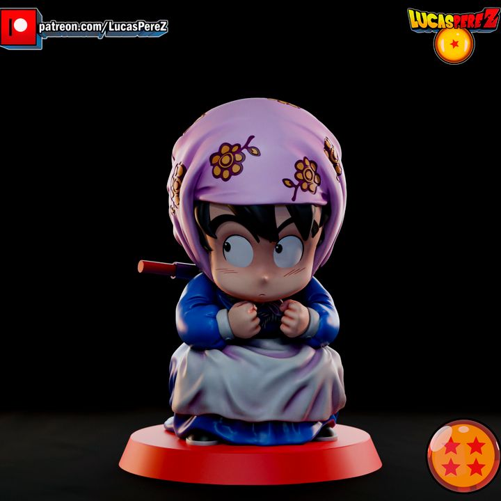 3D Printable GOKU DRESS by Lucas Perez