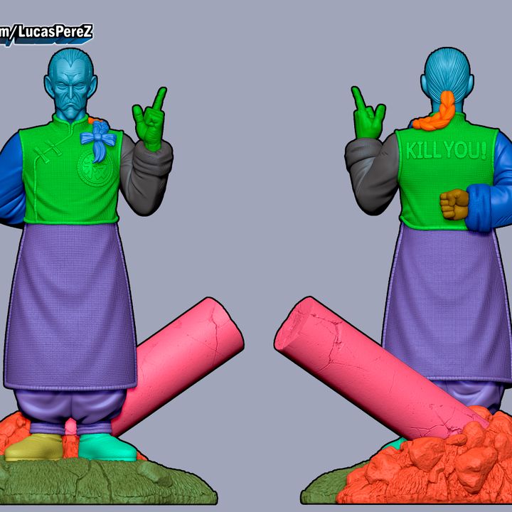 3D Printable TAO PAI PAI by Lucas Perez