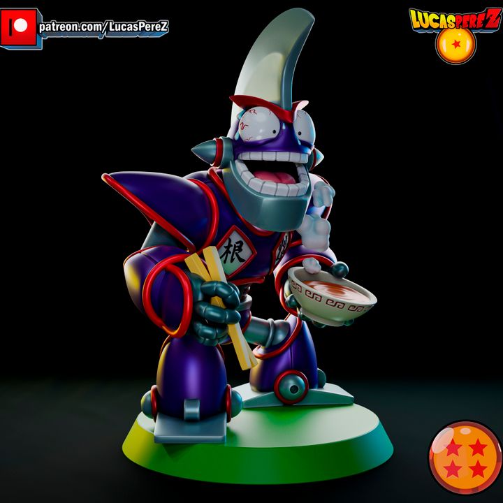 3D Printable ROBOT OOLONG CHIBI by Lucas Perez