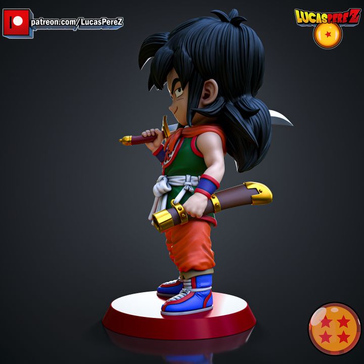 3D Printable YAMCHA CHIBI by Lucas Perez