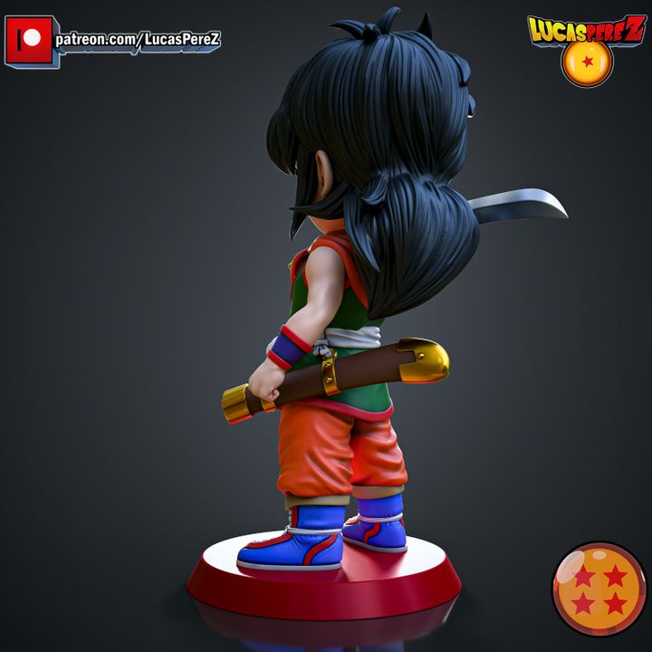 3D Printable YAMCHA CHIBI by Lucas Perez
