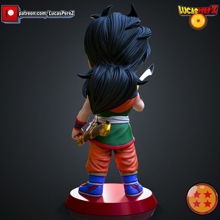 3D Printable YAMCHA CHIBI by Lucas Perez