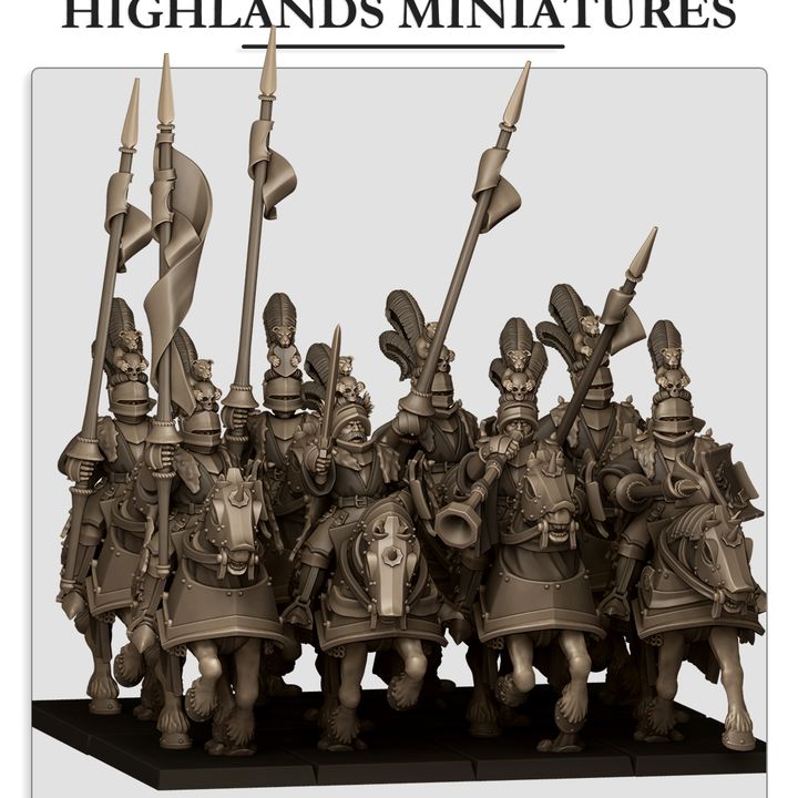 3D Printable Sunland Fierce Claw Knights - Highlands Miniatures by ...