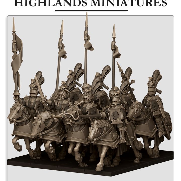 3D Printable Sunland Fierce Claw Knights - Highlands Miniatures by ...