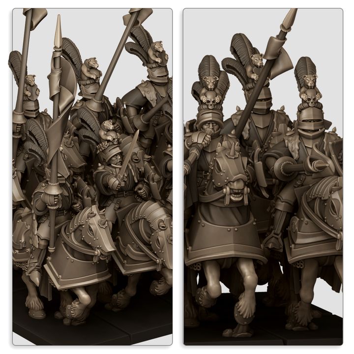 3D Printable Sunland Fierce Claw Knights - Highlands Miniatures by ...