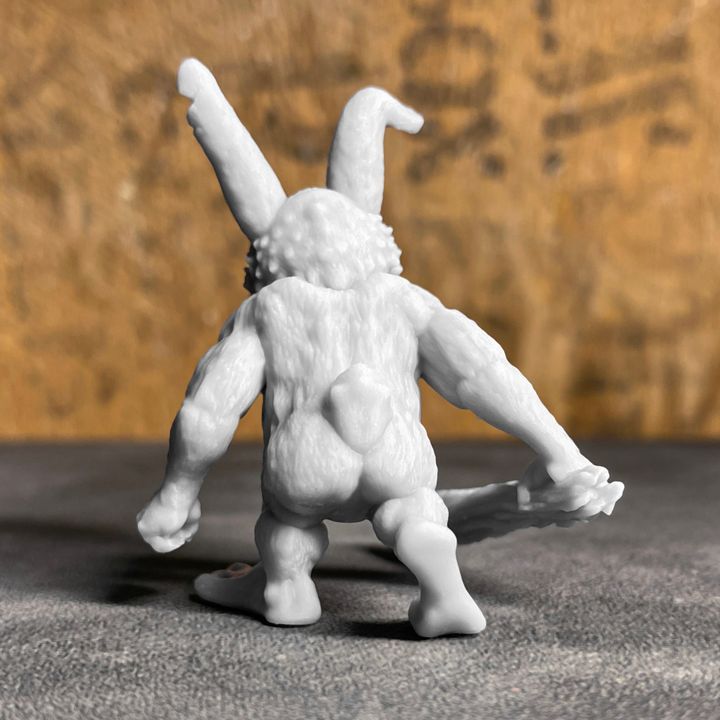 3D Printable WereRabbit by Cantrip Craftworks by Cantrip Craftworks