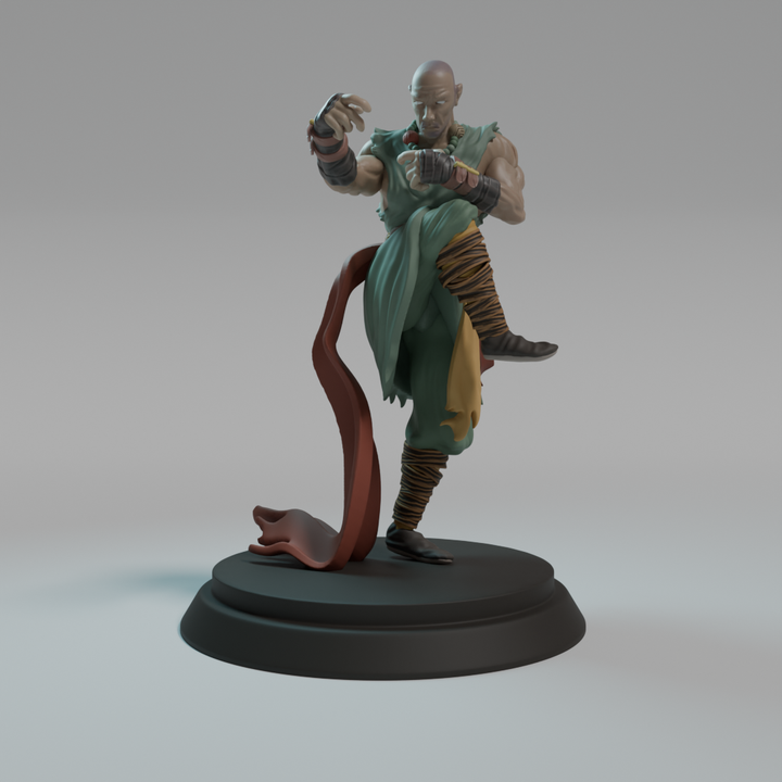 3D Printable Male Human Monk by Tenda Orc Studio
