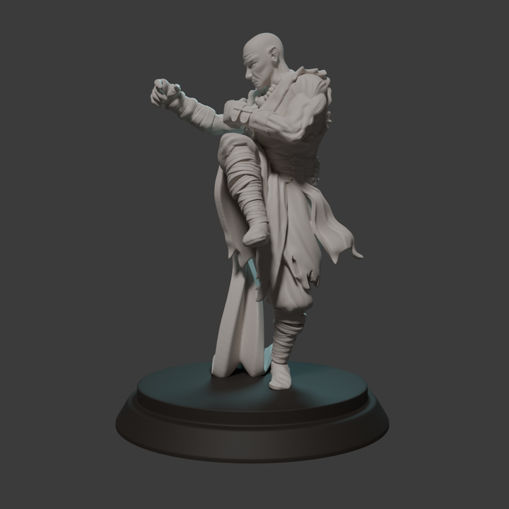3D Printable Male Human Monk by Tenda Orc Studio