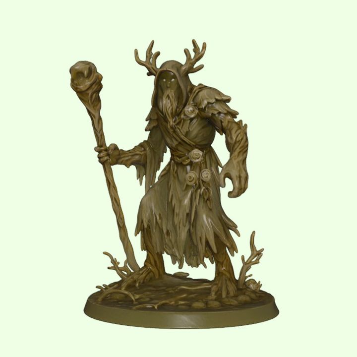 3D Printable Vaelgor the Hollow Root – Druid of the Withered Bloom ...
