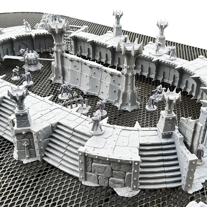 3D Printable Chaos Blade Pit Arena by Dark Fantastic Mills