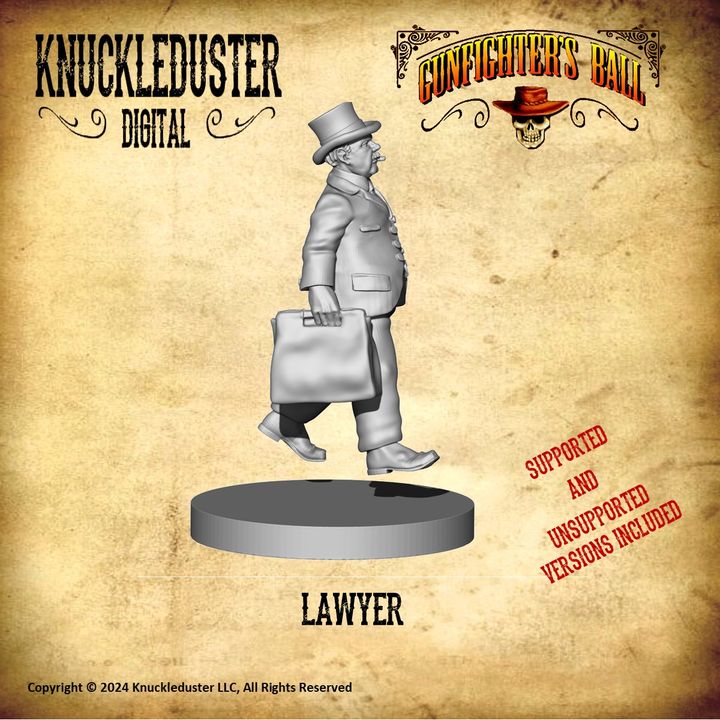 3D Printable Carpetbagger by Knuckleduster Digital