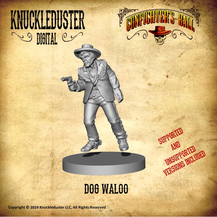 3D Printable Dog Waloo by Knuckleduster Digital