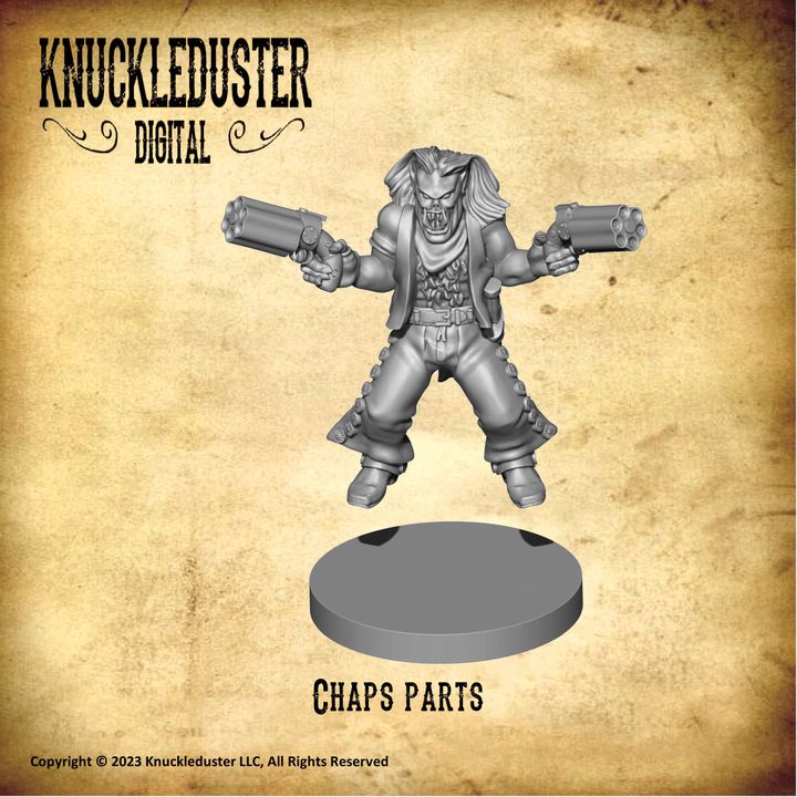 3D Printable Chaps by Knuckleduster Digital