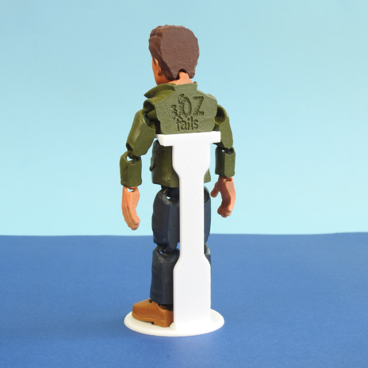 3D Printable Elon Musk 3D Print In Place Action Figure by Lloyd Chidgzey