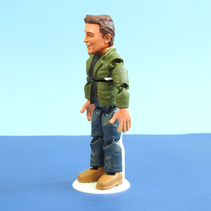 3D Printable Elon Musk 3D Print In Place Action Figure by Lloyd Chidgzey