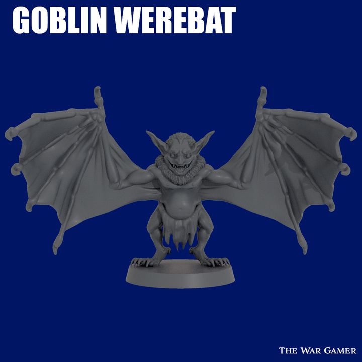 3D Printable Goblin Werebat by The WarGamer