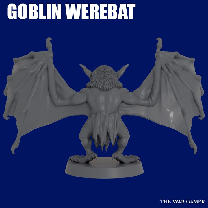 3D Printable Goblin Werebat by The WarGamer
